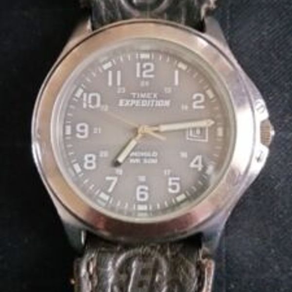 Men's Timex EXPEDITION Indiglo Watch Water Resistant To 50 M | WatchCharts Marketplace