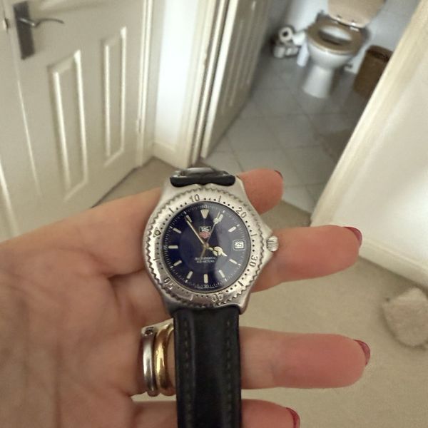 Menâ s Tag Heuer SEL WI2111 Blue Dial Automatic Sports Watch With ...