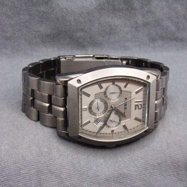 Men's FOSSIL "Arkitekt" Chrono Watch FS-4251 w/ New Battery - Works ...
