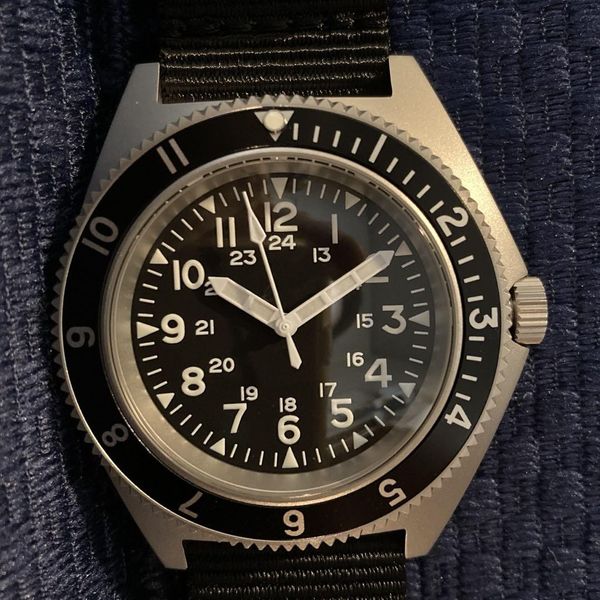 Benrus Type II Homage US Military Pilot Watch Quartz New | WatchCharts ...