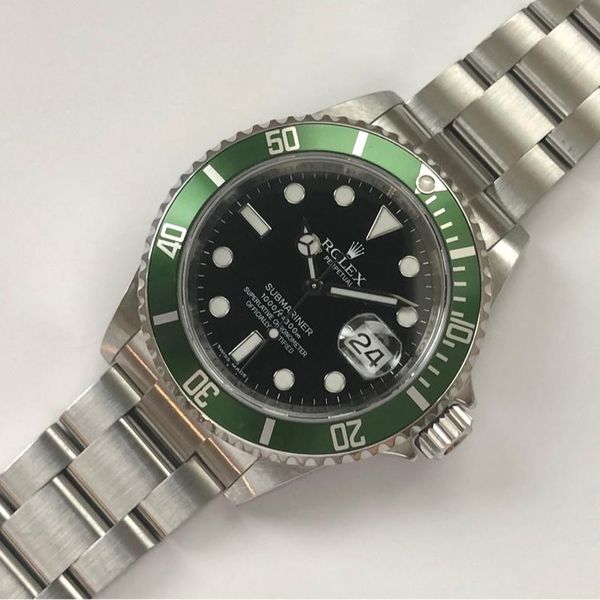 FS: Rolex Submariner | 16610LV “Kermit” - Sharp Case | WatchCharts