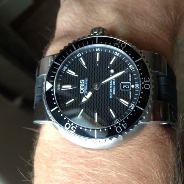 FS: Oris TT1 Black Wave Dial - $575 | WatchCharts