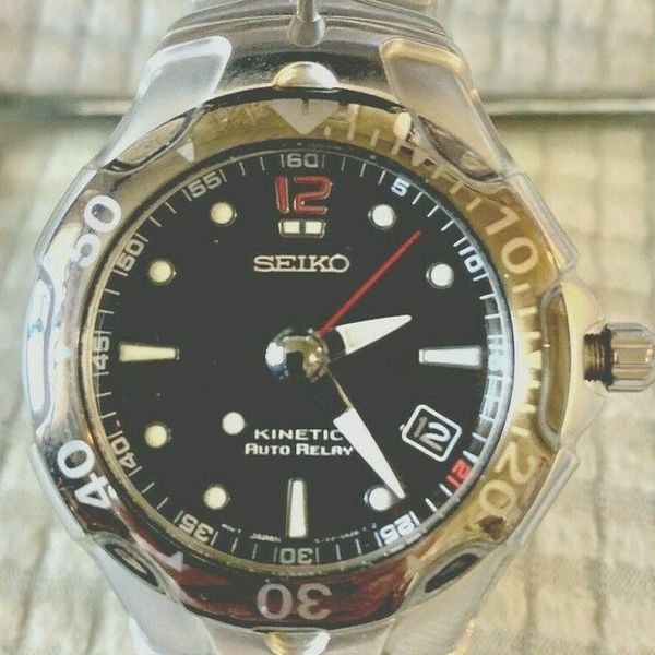 SEIKO KINETIC AUTO RELAY 5J22-0C70 (SPECIAL EDITION) 1213/3000 6.25" wrist | WatchCharts Marketplace