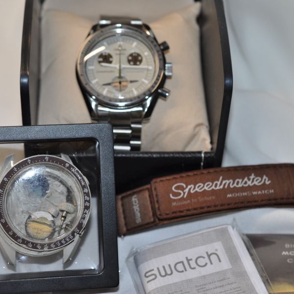 Authentic Omega x Swatch MoonSwatch "Mission to Saturn" â Stainless ...