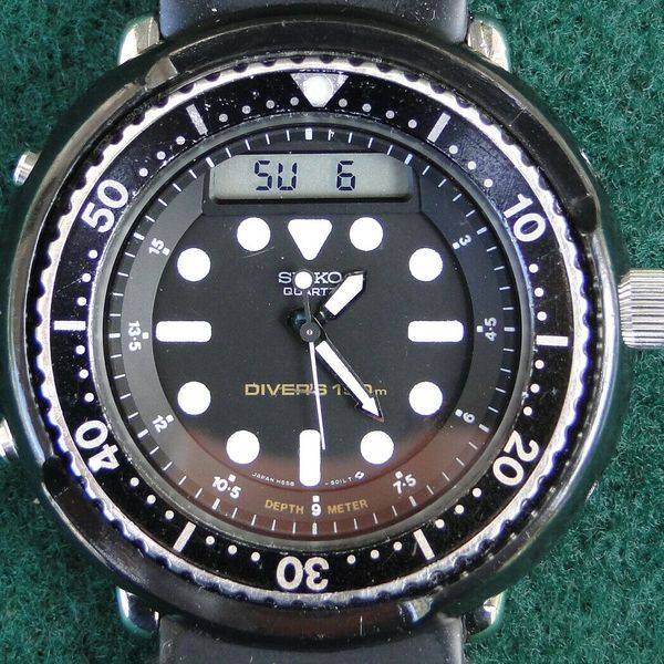 Seiko H558-5000 Arnie Hybrid Quartz Divers Watch - Working | WatchCharts