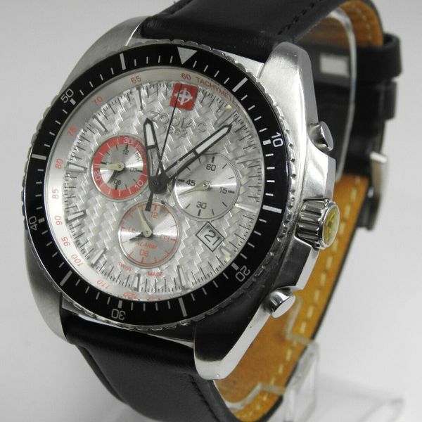 ZODIAC Speed Dragon Alarm Water Resistant 100m Men's Watch 43mm ZO5506 ...