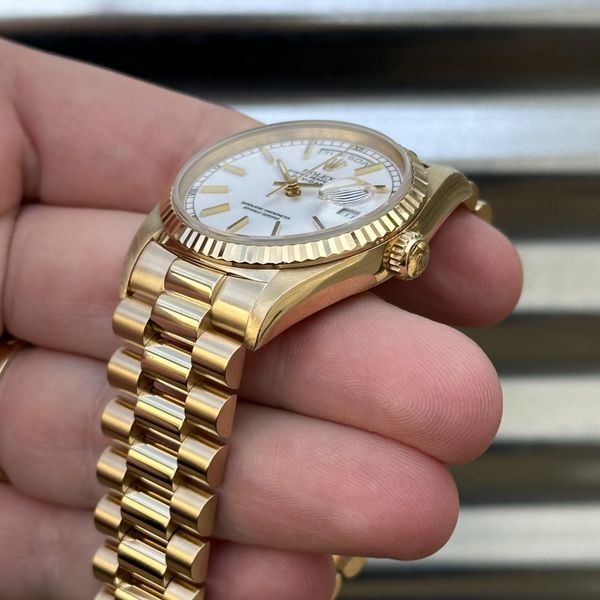 [WTS] Rolex Day-Date 36mm Ref.18238 White Dial | WatchCharts Marketplace