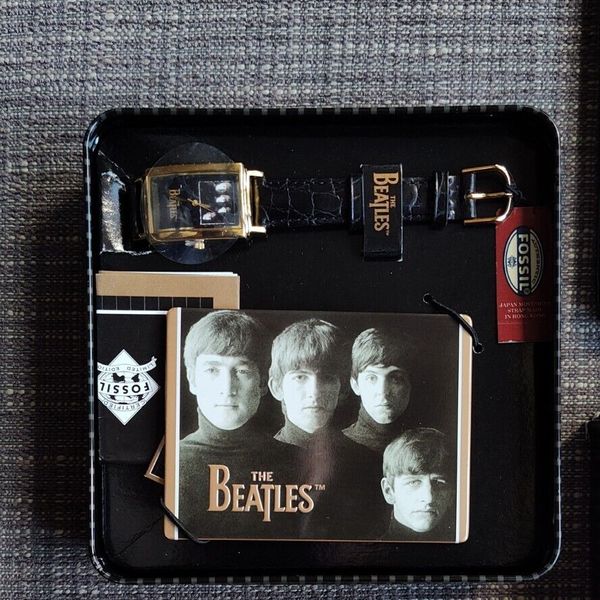 NEW in Box Rare 1996 Fossil BEATLES Special Edition Beatles Watch 520 ...