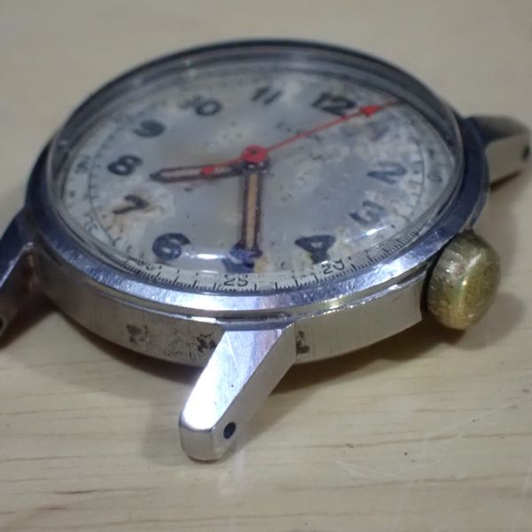 539 Elgin 16 Jewel Men's Manual Wind Military Style Wristwatch Runs ...