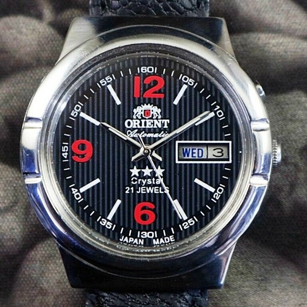 ORIENT 3 STAR AUTOMATIC CAL.46943 JAPAN MEN'S USED OLD WATCH - WORKING ...