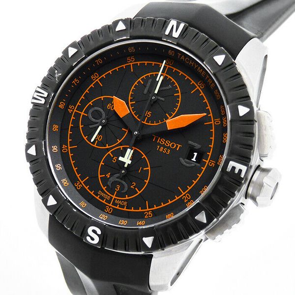 TISSOT T-SPORT T-NAVIGATOR AUTOMATIK CHRONOGRAPH KOMPASS-BEZEL LUXUS ...