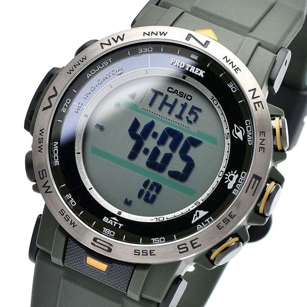 CASIO PRO TREK PRW-30Y-3 Climber Line Tough Solar Triple Sensor Watch Men's | WatchCharts ...