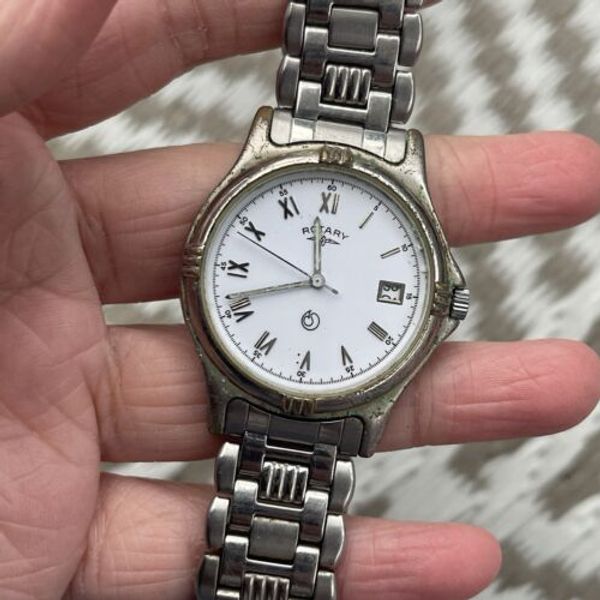 Rotary Wr50m Mens Quartz Watch With Date Ref: 10046 | WatchCharts ...
