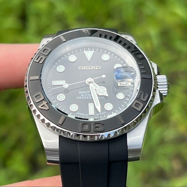 SEIKO SUB 40MM YACHT FLEX MOD BAND | WatchCharts Marketplace