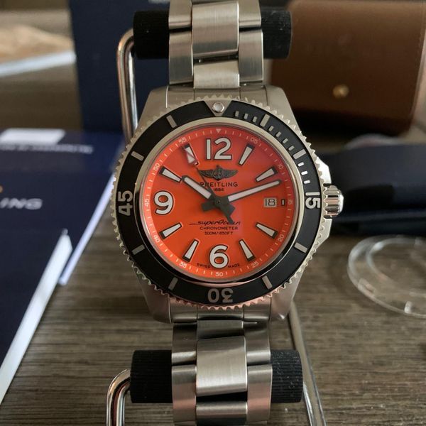 [WTS] Breitling SuperOcean 42mm Orange Dial New Condition | WatchCharts ...