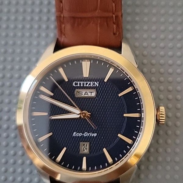 Men's CITIZEN Eco-Drive J800-S122902 Day Date Quartz Watch. Gorgeous ...