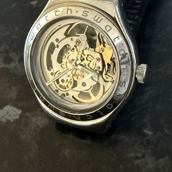 SWATCH Irony Automatic Skeleton Watch | WatchCharts Marketplace