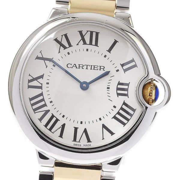 [CARTIER] Cartier Baron Blue MM W69008Z3 Quartz Boys [Used ...