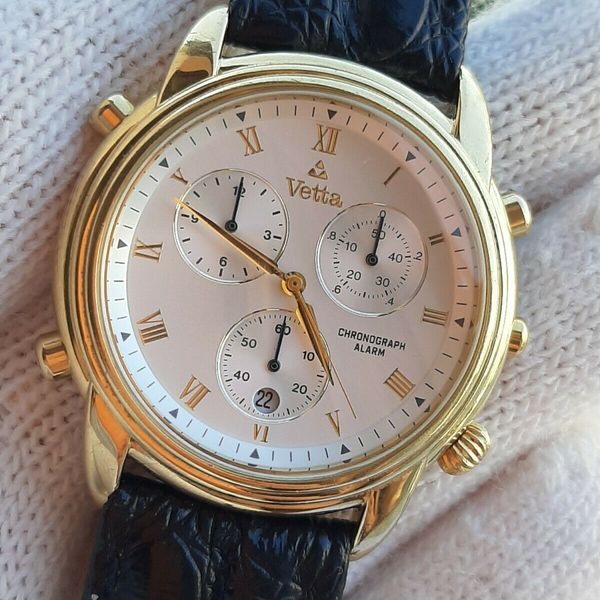 VETTA WATCH Z810 CHRONOGRAPH ALARM QUARTZ CAL.3S10 LA MONTRE DE ...