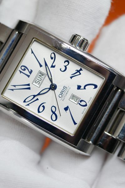 Oris Rectangular Day Date 30 Stainless Steel 585 7525 4061 Price, Specs, Market Insights ...