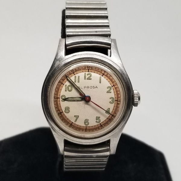FARW325 Swiss WW2 Alprosa by Enicar Wrist Watch, 17 Jewels, Works ...