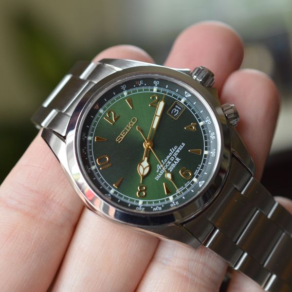 FS- Seiko SARB 017 Green Dial with oyster bracelet | WatchCharts ...