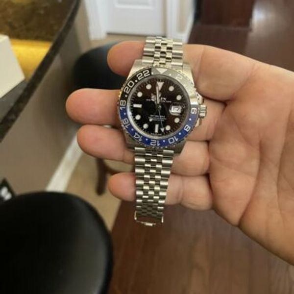 2020 Rolex GMT-Master II, Batman Jubilee Watch Ref:126710BLNR Box and ...