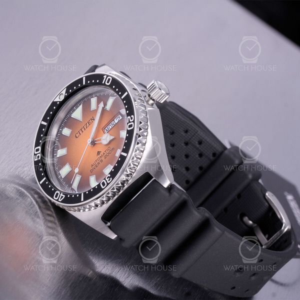Citizen Promaster Marine ISO Diver Automatic NY0120-01ZE Orange ...