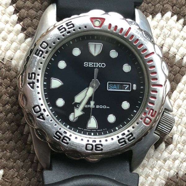 Seiko Quartz Diver 200M 7N36-6A49 | WatchCharts Marketplace