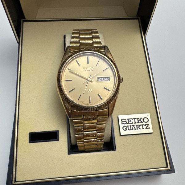 Seiko SQ Watch 6923-8080 Original Band New Battery Running Well In Box | WatchCharts Marketplace