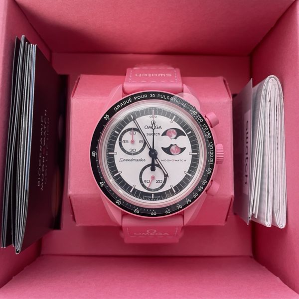 Swatch X Omega Moonswatch Mission To The Pink Moonphase - BRAND NEW ...