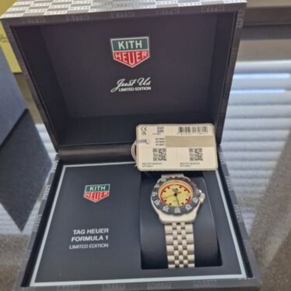 KITH X TAG HEUER LIMITED EDITION FORMULA 1 SERIES 1 WATCH ONLY 1350 ...