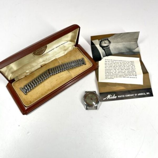 Vintage Mido Multifort Super-Automatic Watch With Box Swiss FOR ...
