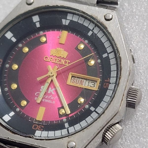 Vintage Orient SK CRYSTAL Men Watch Working Keep Time | WatchCharts ...