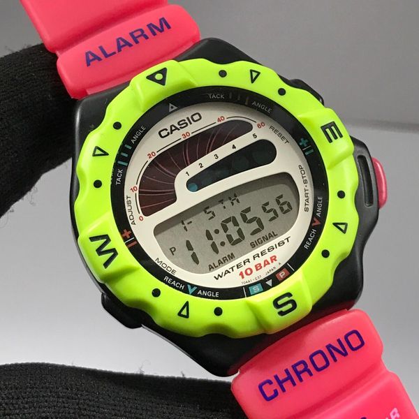 Vintage Casio SUF-120 Surfing Timer Sports Digital 1980s Vintage Casio SUF-120 Surfing Timer Sports Digital 1980s