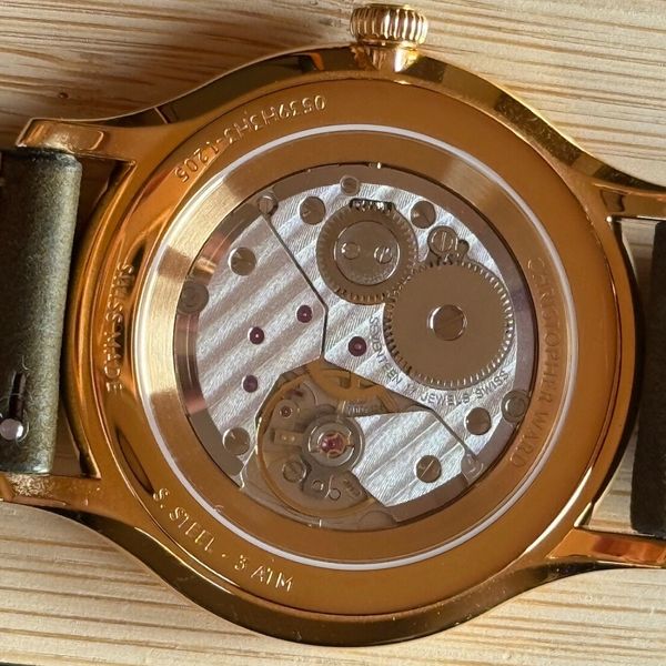 Christopher Ward Ultrathin Gold Dress Watch w Box, Swiss, Rare ...