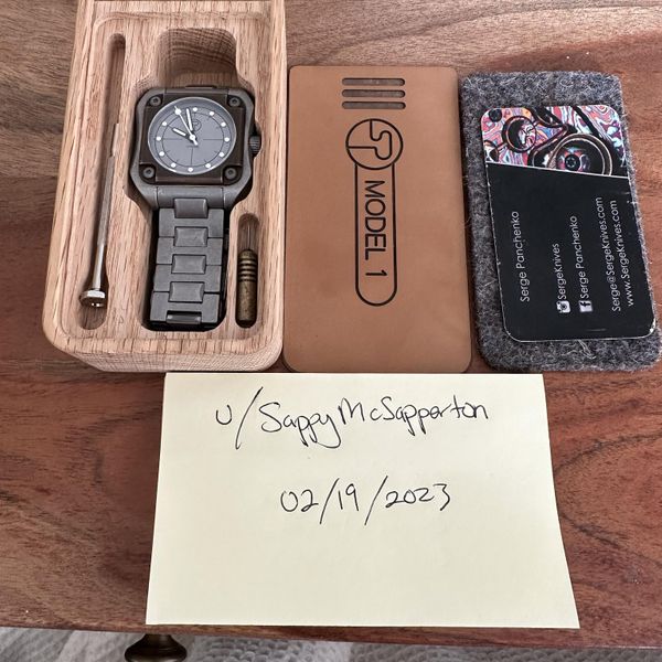 [WTS] Serge Model 1, Grey Dial, Bronze Bezel | WatchCharts