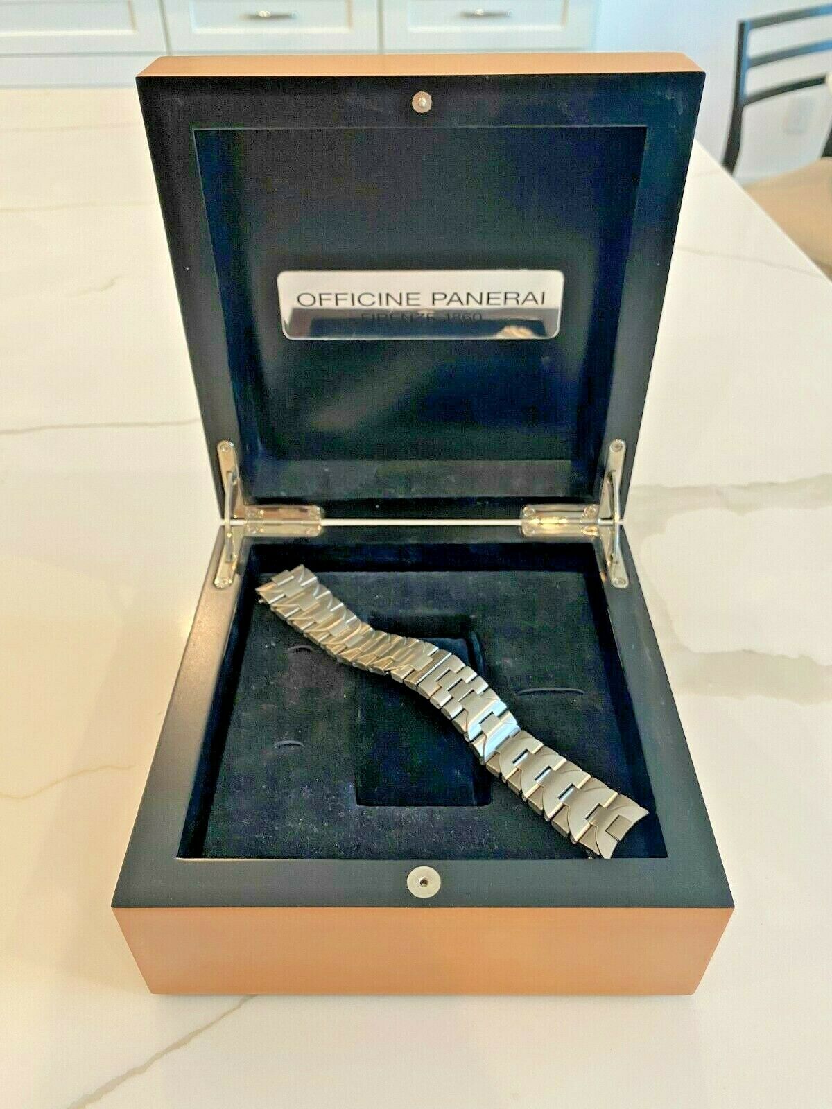 Authentic Panerai Titanium Bracelet and Box | WatchCharts Marketplace