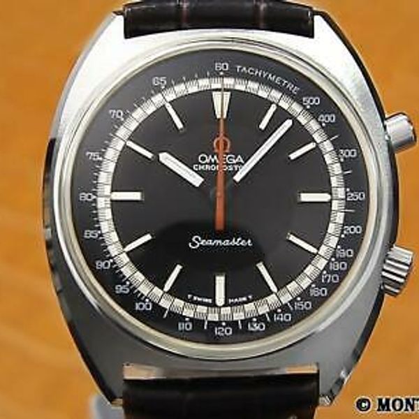 Omega Ref 145.007 Cal 865 Chronostop Seamaster Vintage 1960s Watch 41mm ...
