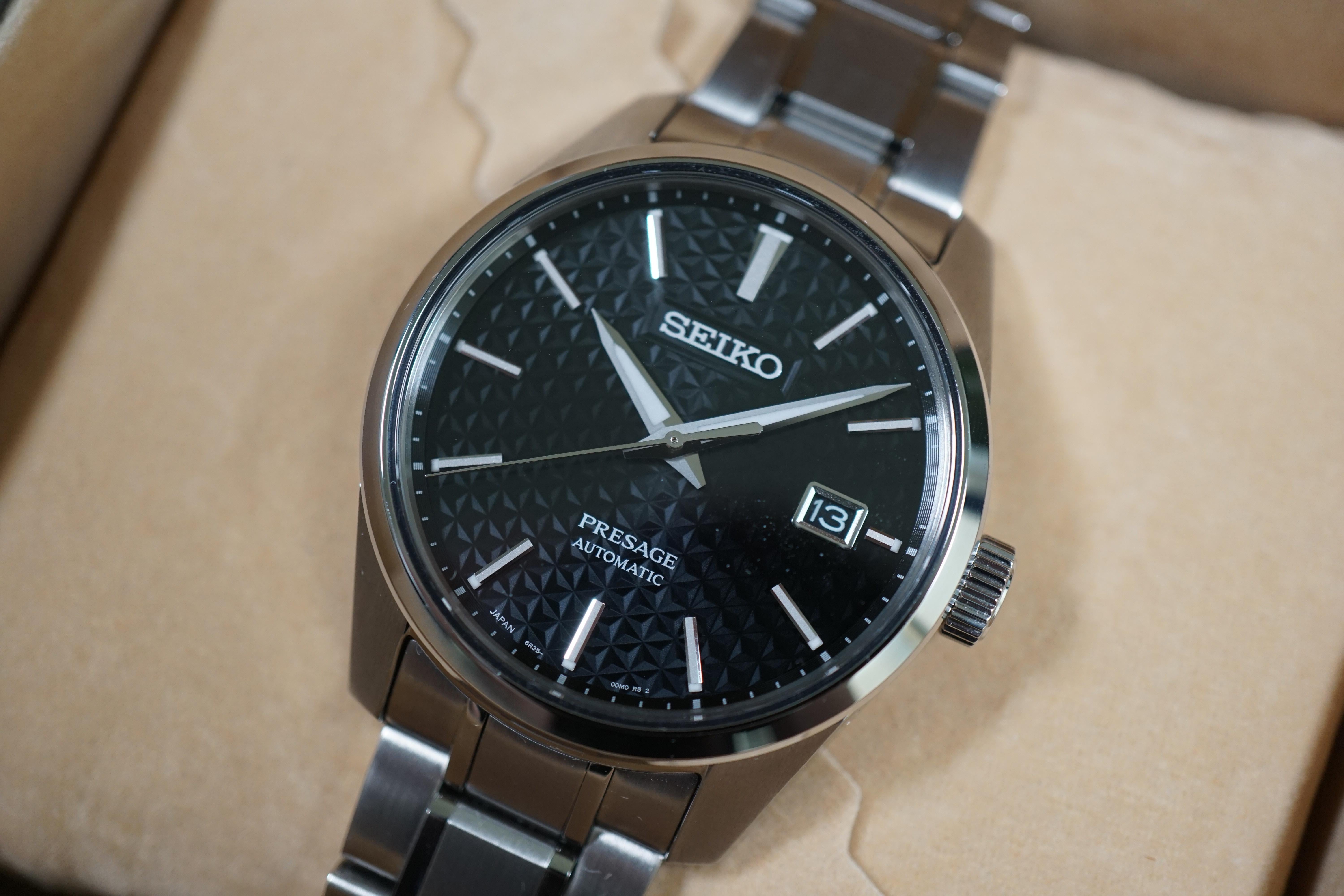 [WTS] Seiko Presage SARX083 6R35 Sharp Edged Black Dial Automatic Watch ...