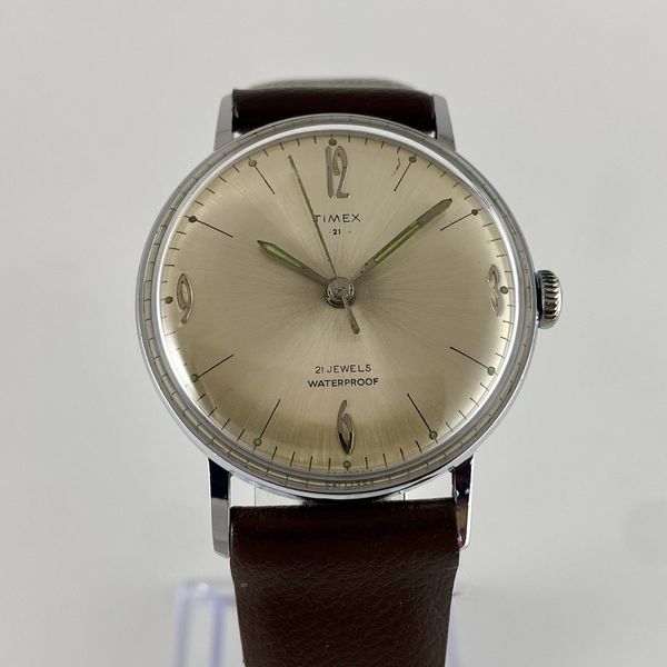 Vintage Timex â 21â Marlin From 1964-Manual Wind Jeweled Timex-Running ...