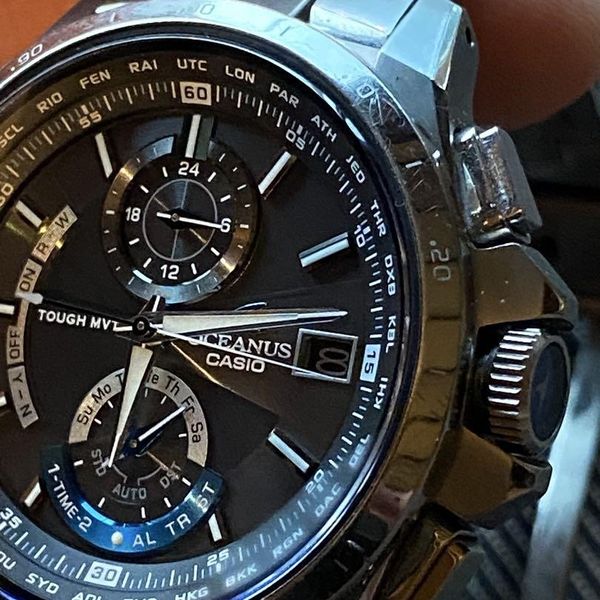 Casio Oceanus OCWT1000 1AJF Solar Atomic Watch Smart Access Japan Model ...