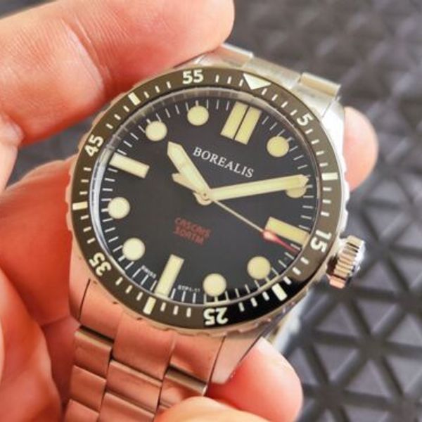 Borealis Cascais Black Dial C3 X1 Swiss STP 1-11 movement automatic ...