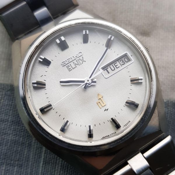 [WTS] Seiko Elnix 0703-7010 Electronic powered 28800 bph movement ...
