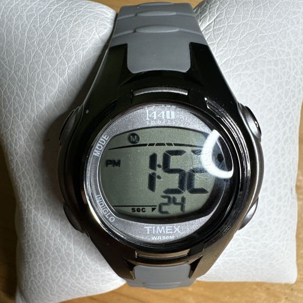 Timex T5K085 Ladies 1440 Indiglo Sports Watch - 50m New Battery ...