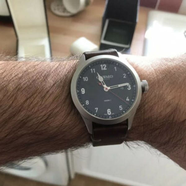 Christopher Ward C8 Flyer Mark 1 44mm Quartz Pilots Watch | WatchCharts ...
