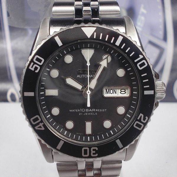 SEIKO 10BAR 'JAPAN' SKX031J DAY/DATE AUTO MENS WATCH 7S26-0040 (SN ...