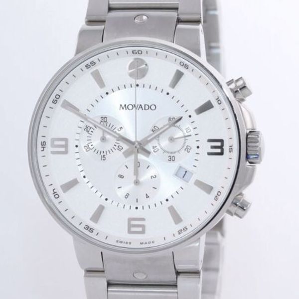 movado se pilot CHRONOGRAPH Silver | WatchCharts Marketplace