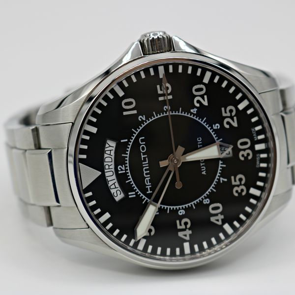 Hamilton Pilot Day Date w/ an extra new strap! | WatchCharts