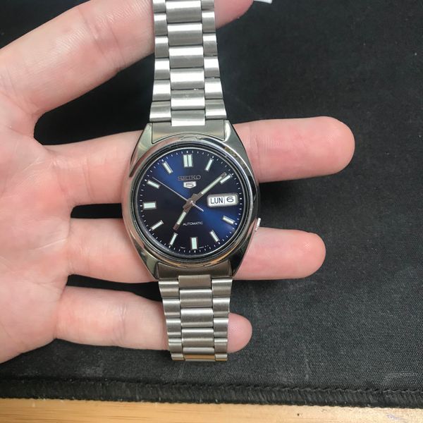 [WTS]Seiko 5 SNXS77 - Blue Sunburst Dial | WatchCharts